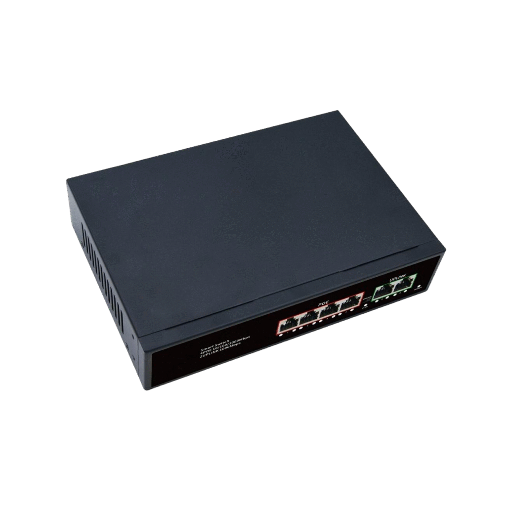 4-Port Gigabit PoE Switch 4*1000M RJ45(PoE) + 2*1000M RJ45 – Quanwave ...